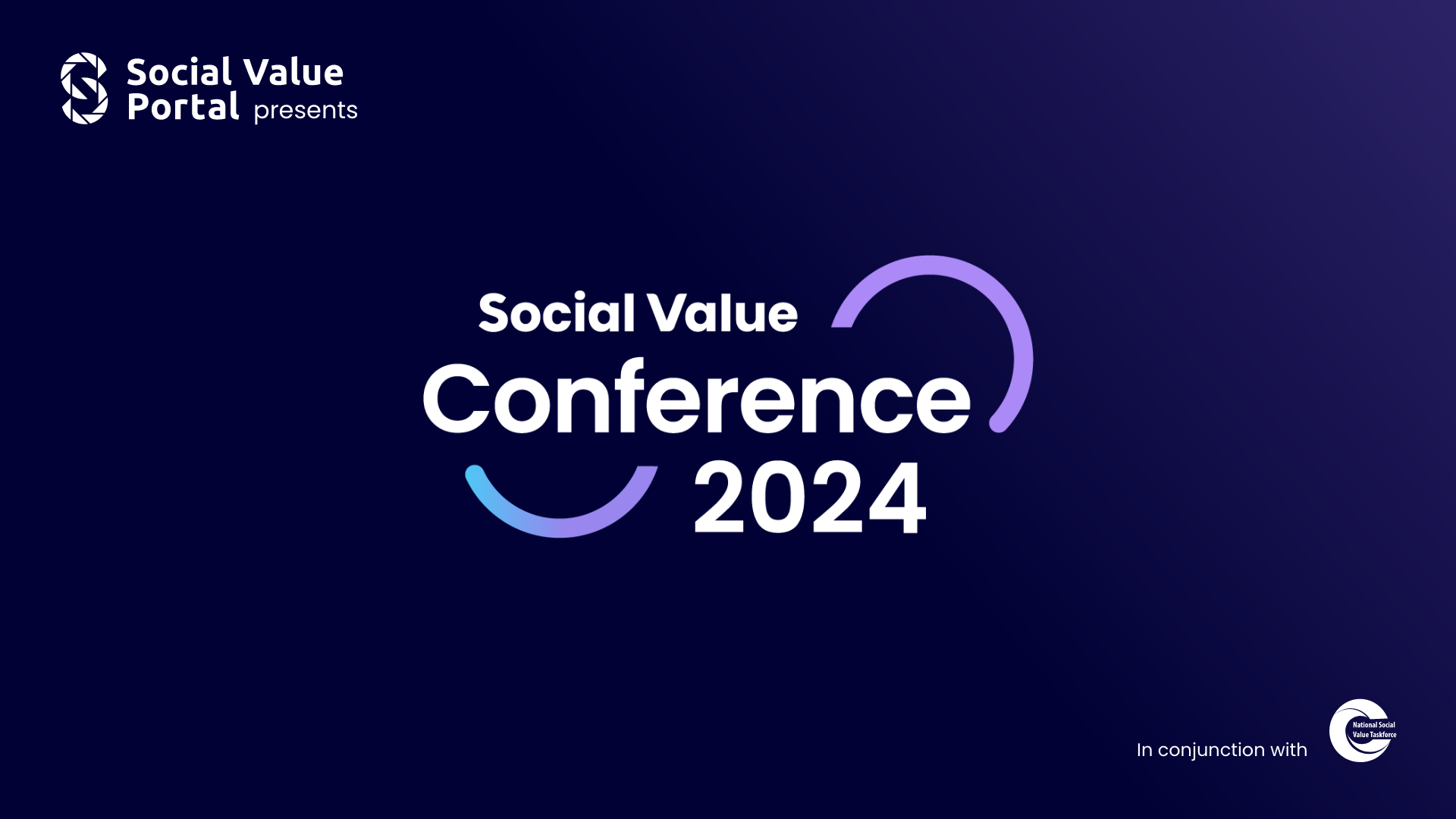 Sign up for the Social Value Conference 2024!